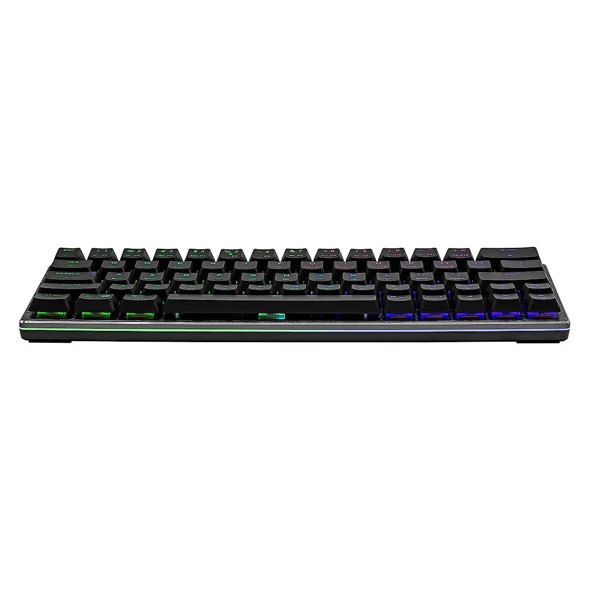Cooler Master SK622 60% Wireless Bluetooth Space Gray Mechanical Low Profile Gaming Keyboard, Linear Red Switches, Customizable RGB, Ergonomic Design, Mac/Windows, QWERTY (SK-622-GKTR1-US)