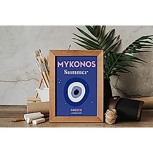 Print A To Z® Livingroom Wall Art Crayons Poster Prints Decor Set, UNFRAMED Set of 8 ( 8''x10'' ), Preppy room decor, Preppy wall decor, Preppy posters, Preppy pictures, Preppy paintings, Ibiza Print, Miami Wall Art, Travel Prints, Capri Print, Mexico Pri