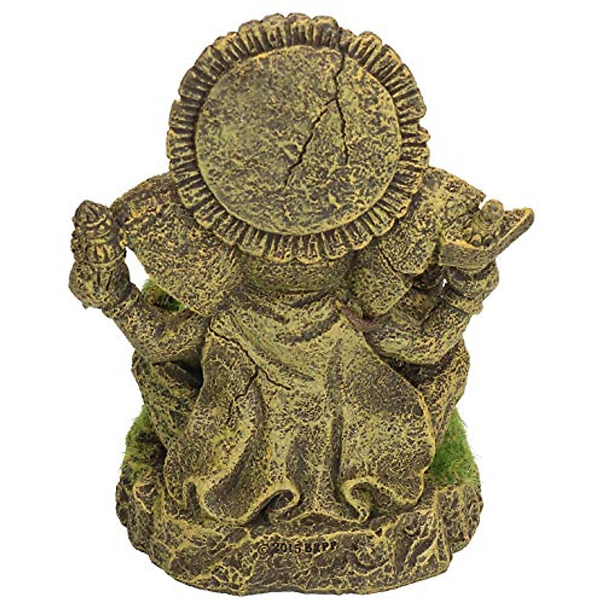 Blue Ribbon 006159 Exotic Environments Ganesha Statue with Moss