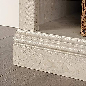 Pemberly Row 3 Shelf Bookcase in Chalked Chestnut