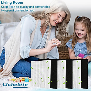 AP-1512HH 200M Filter Set Compatible with Coway Airmega AP-1512HH and Airmega 200M air Puri-fier, 3 and 3 Carbon Filters, AP-1512HH-FP, AP-1518R, AP-1519P, Part 3304899