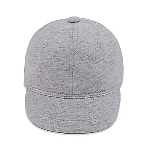 Keepersheep Baby Baseball Cap Infant Sun Hat, Infant Toddler Kids Baseball Cap (6-12 Months, Light Gray)