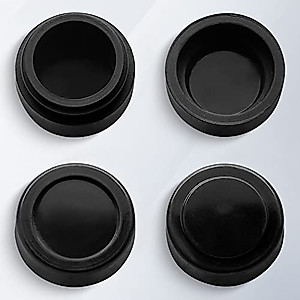 suiwotin 150pcs 2ML Silica Gel Containers, Non-Stick Wax Containers, Multi Use Storage Jars for Wax, Oil Concentrate (Black)