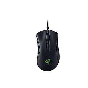 Razer DeathAdder v2 Mini Gaming Mouse: 8500K DPI Optical Sensor - 62g Lightweight Design - Chroma RGB Lighting - 6 Programmable Buttons - Anti-Slip Grip Tape Included - Classic Black