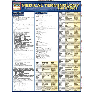 Medical Terminology: The Basics QuickStudy Laminated Reference Guide (QuickStudy Academic)