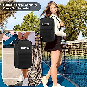 Pickleball Paddles, USAPA Standard Fiberglass Surface Pickleball Paddles Set of 2 or 4 Rackets, Pickleball Set with 4 Pickleball Balls &1 Pickleball Bag, Pickle Ball Paddle Set for Men, Women