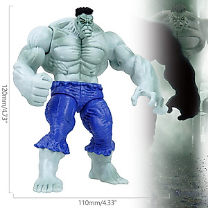 2Pcs 4.53-inch Red Grey Version Super Hero Action Figure