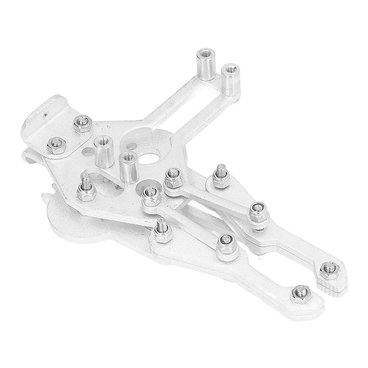 Robot Clamp, Mechanical Claw Arm Robot Clamp Aluminium Alloy High Strength Accessory Educational Science Kits for MG995 Servo, Childrens Electronics robot kit robot arm robot claw