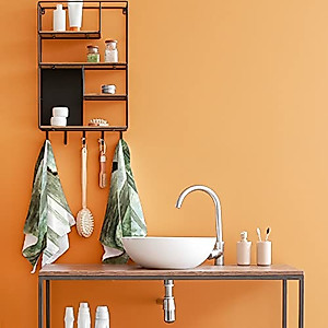 Brown Bear Forest Dish Towel 2PC Hand Towels for Bathroom 15" x 30" Absorbent Soft for Hand, Face, Kitchen, Hotel, Spa, Gym, Swim