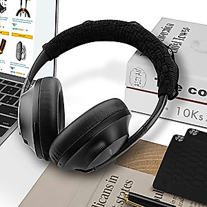 Geekria Knit Fabric Headband Pad Compatible with Bose Noise Cancelling Headphones 700, NCH 700, NC 700 Headphone Replacement Headband/Headband Cushion/Replacement Pad Repair Parts (Black)