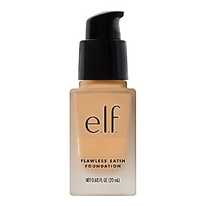 e.l.f. Flawless Finish Foundation, Improves Uneven Skin Tone, Lightweight, Medium Coverage & Semi-Matte, Vegan & Cruelty-Free, Buff, 0.68 Fl Oz