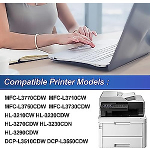 (2 Pack) TN-227 High Yield Toner Cartridge Replacement for TN227 MFC-L3770CDW MFC-L3710CW HL-3210CW DCP-L3510CDW Printer Toner.