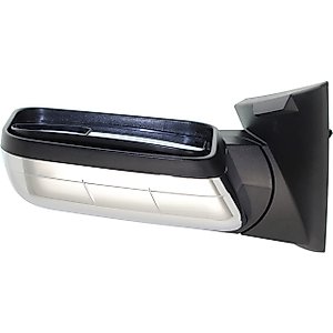 Kool-Vue Mirror Compatible with 2008-2015 Scion xB Driver Side With Manual Folding, In-housing Signal Light
