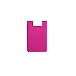 Agentwhiteusa 5 Pack Cell Phone Wallet, Card Holder for Back of Phone, Stick on Wallet (for Credit Card, Business Card & Id) |Compatible with Almost Every Phone| iPhone, Android & Most Smartphones