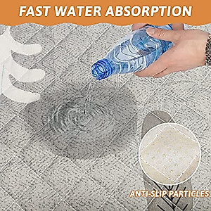 BNOSDM 3 Pcs Guinea Pig Cage Liners Washable Hamster Fleece Bedding Anti-Slip Reusable Bunny Pee Pads Super Absorbent Mats for Small Animals Rabbits Chinchilla Hedgehog