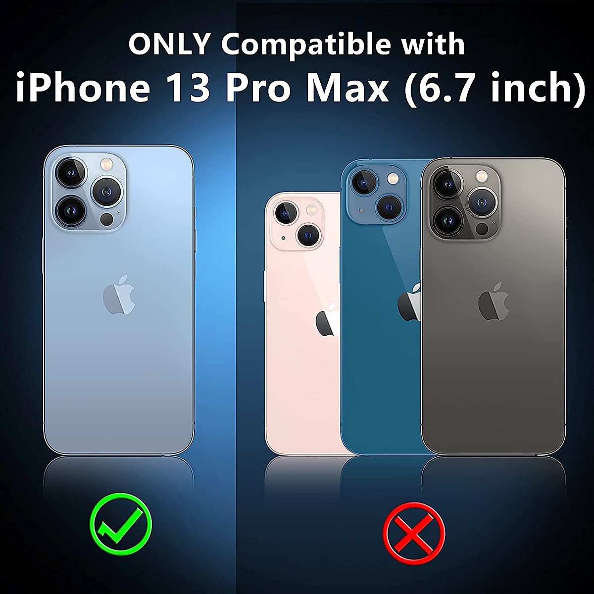 LOHASIC for iPhone 13 Pro Max Case Leather Compatible with Magsafe, Slim Business PU Non-Slip Grip Rugged Bumper Shockproof Full Body Protective Cover Phone Cases for iPhone 13 Pro Max 6.7" - Black