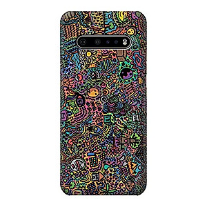 R3815 Psychedelic Art Case Cover for LG V60 ThinQ 5G