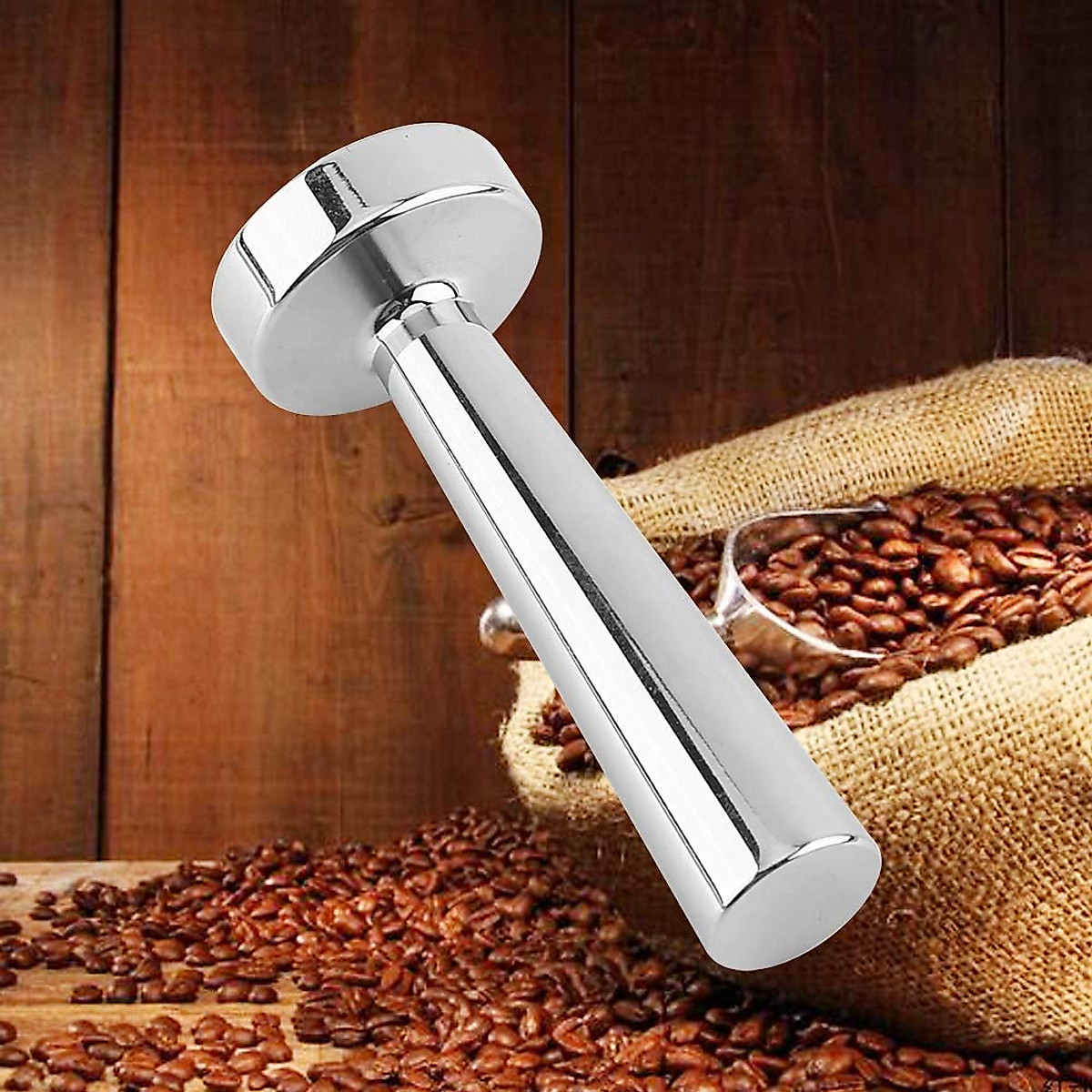 Tamper, Coffee Tamper, Asixx Espresso Tamper Stainless Steel Coffee Tamper Solid Espresso Coffee Tamper for Nespresso Capsule Machine, Rust-proof and Anti-corrosive