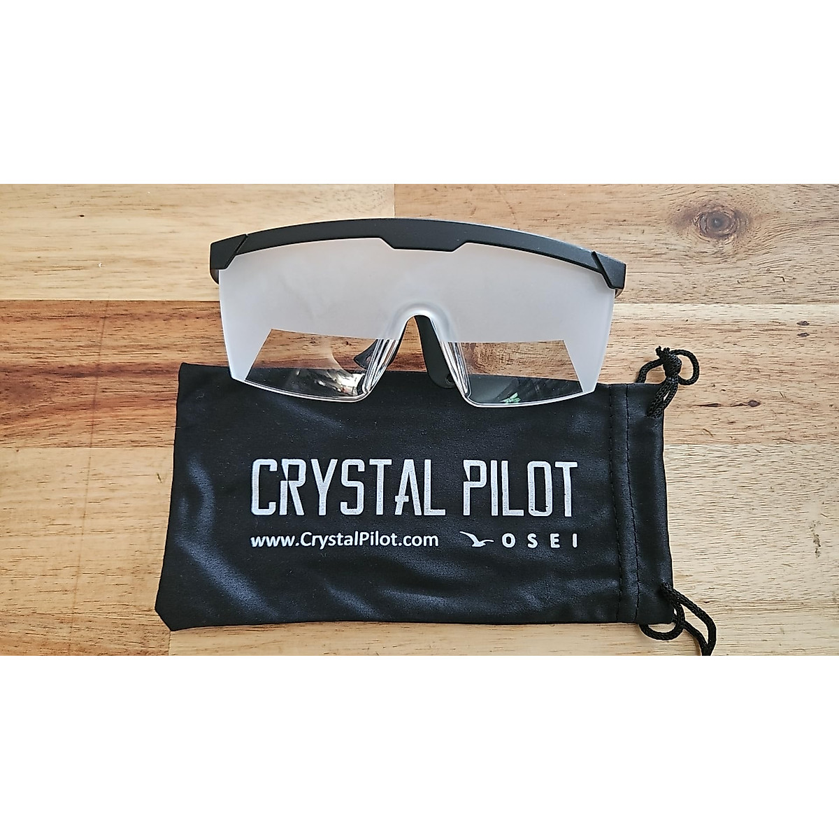 Crystal Pilot Certified IFR Training Glasses/ View Limiting Goggles with Strap & IFR Cheat Sheet for Exam Test Prep (With Strap & IFR Cheat Sheet)