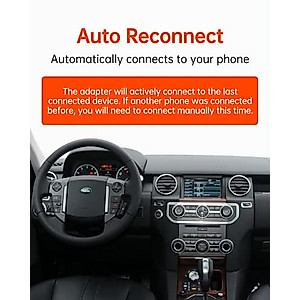 GITANK Bluetooth 5.0 aptX-HD Adapter for Range Rover, Land Rover, Jaguar iPod iPhone Music Interface Wireless Audio Car Kit