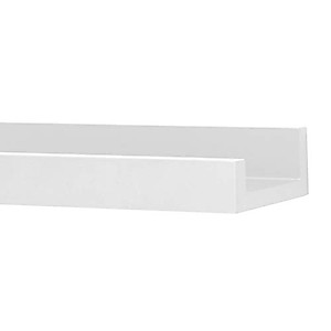 Kiera Grace Modern Frame, 23-Inch by 4-Inch, White