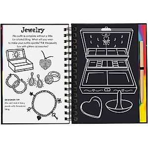 Scratch & Sketch Fashion Show (Trace Along)