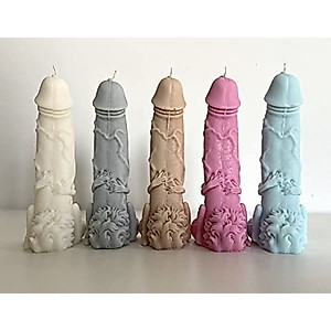 Penis Soy Candle, Handmade candle, Dick Candle, Stag Gift,Hen Gift, Bridesmaid Gift, Best Selling Candles (Pink, COTTON)