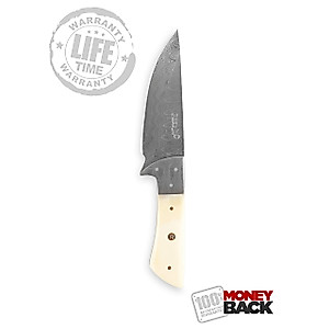 Perkin 3200 Handmade Damascus Steel Hunting Knife with Sheath