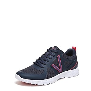 Vionic Miles Ii Women's Sneaker with Orthotic Arch Support Navy/pink - 7 Medium