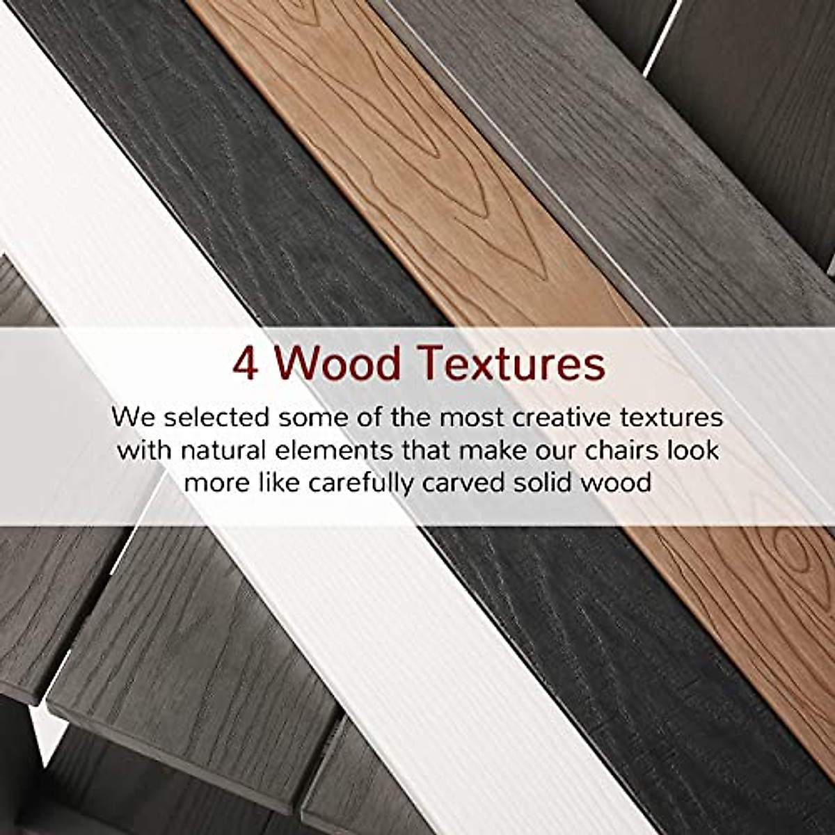 Stoog All-Weather Outdoor Rocking Chairs, Porch Rocker with 400 lbs Weight Capacity, Rocking Chars for Porch, Backyard, Fire Pit, Lawn, Garden and Indoor, Black