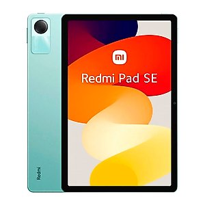 Xiaomi Redmi Pad Se (128GB + 4GB) WiFi 11" Octa Core 4 Speakers Dolby Atmos 8000mAh Bluetooth 5.3 8Mp (Mint Green)