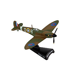 Daron Postage Stamp RAF Spitfire Mkii Battle of Britain Vehicle (1/93 Scale) , Brown