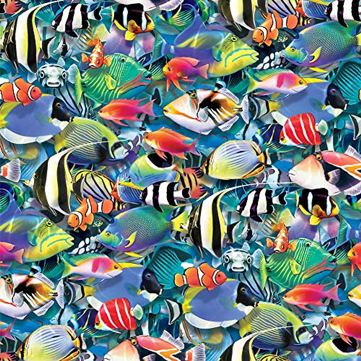 GRAPHICS & MORE Ocean Coral Reef Fish Jam Diving Pattern Gift Wrap Wrapping Paper Rolls
