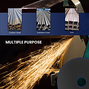 Lichamp 4-1/2 Cut Off Wheels for Metal, 6 Pack 4.5 inch Disc Cutting Wheel Cutoff Blade, 4.5"x0.045"x7/8", A006BK