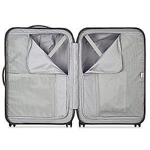 DELSEY PARIS Unisex-Adult's Suitcase, Black, L (70 cm-81 litres)