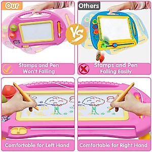 Toys for Girls,Toys for 2-3 Year Old Girls,1 Year Old Girl Gifts Kids Toys Magnetic Drawing Board Detachable Legs Doodle Board,Etch Table Sketch Pad,Learning Toddlers Toys for 2 3 4 Girls Boys