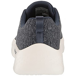 Skechers Women's GO Walk Flex-Dazzling Smile Sneaker, Navy, 6