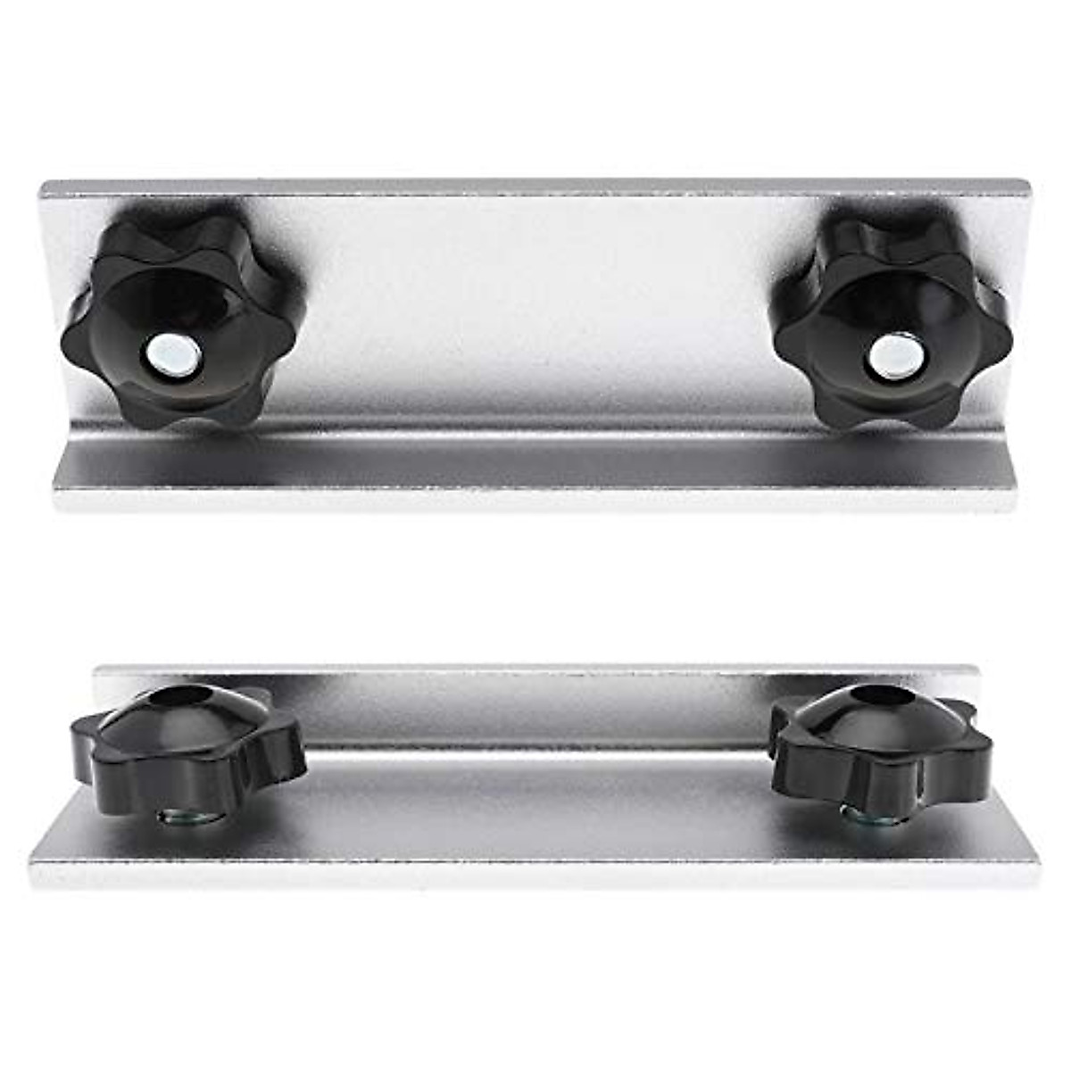 WoodWould Long Stop Kit with Knobs for 4 7 8 T Track System Woodworking Intersection Kit 2 Pack