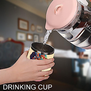 African Ame-rican Woman Insulated Tumbler with Lid Stainless Steel Coffee Mug Cute Wine Tea Water Cup Pink-style