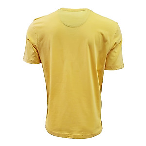 Greg Norman Men's Crew-Neck T-Shirt (US, Alpha, X-Large, Regular, Regular, Yellow Sand (YLSD))
