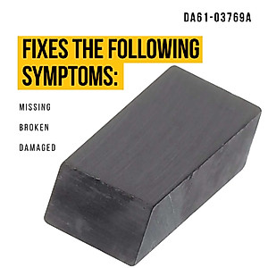 PartsBroz DA61-03769A Door Magnet - Compatible With Samsung Kenmore Refrigerator - Replaces AP4334495 PS4144157 2033550 RH29H9000SR RF4287HARS RF263BEAESG RF263BEAESR RS25J500DSG RF4287HAWP