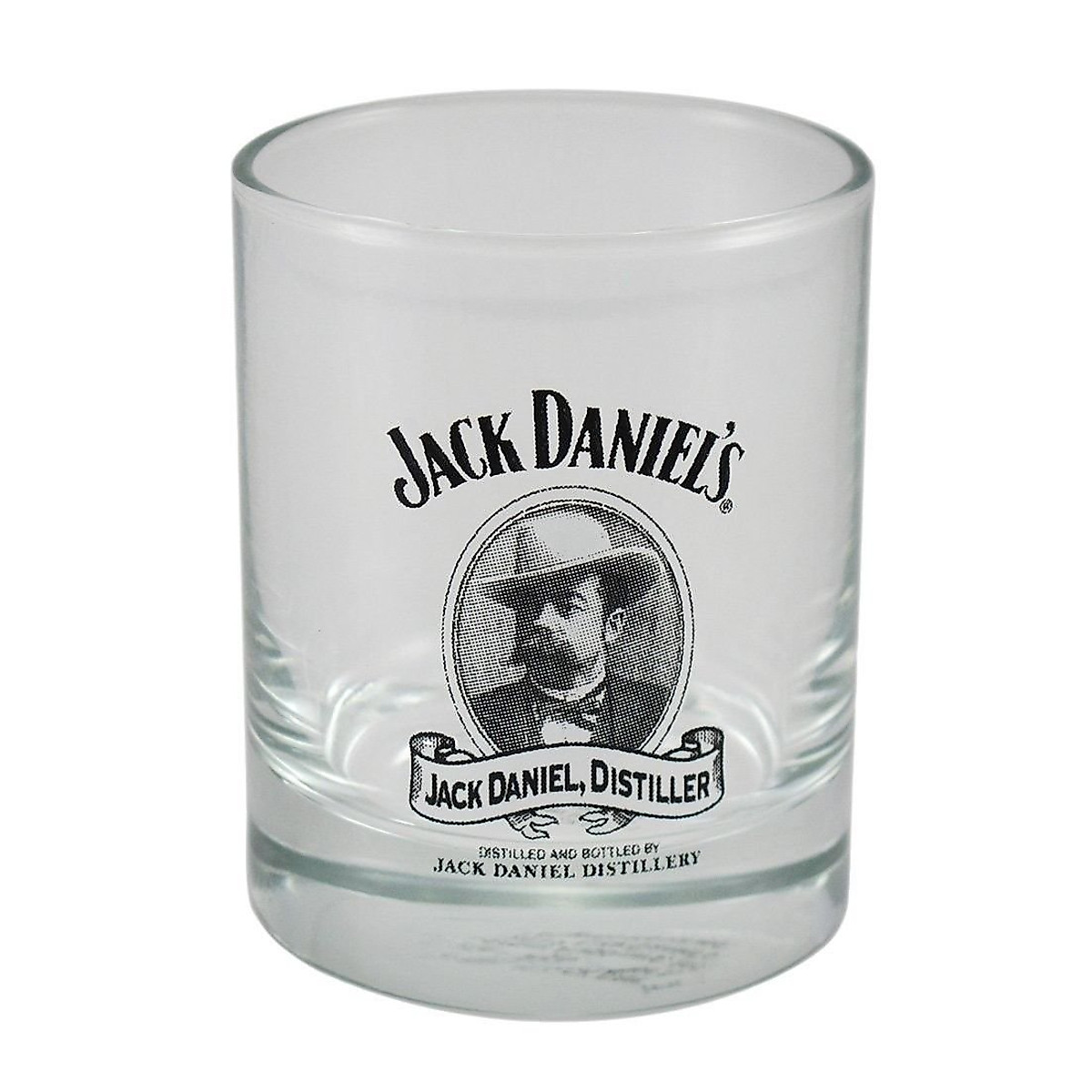 Jack Daniels Cameo Design Glass Shot Glass 2 Ounce