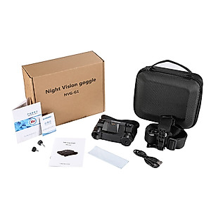 ZIYOUHU Digital Infrared Night Vision Goggles Adults,Night Vision Binoculars for Helmet-FHD Night Vision Goggles Military for Viewing 100% Darkness Night Vision Scope for Hunting & Surveillance