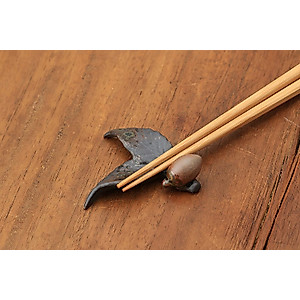 Hamamotou, 29-23 Chopsticks Holder, 2-Leaf Acorn, Set of 2, Approx. 0.9 x 1.7 x 0.8 inches (2.2 x 4.2 x 2 cm)