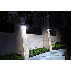 eLEDing 1100 Lumens Black PIR Motion Activated Solar Power Outdoor LED 5-in-1 Flood Light for Parking Area Garage Yard Backyard Garden Deck Path Camping