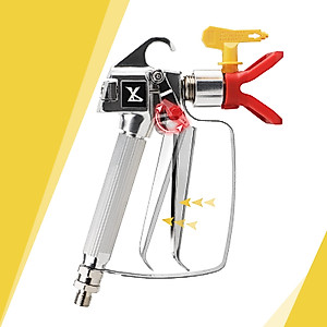 CPROSP Airless Paint Spray Gun, High Pressure 3600 PSI with 4 x Swivel Joint 211,515,517,621 and 6 x Filter