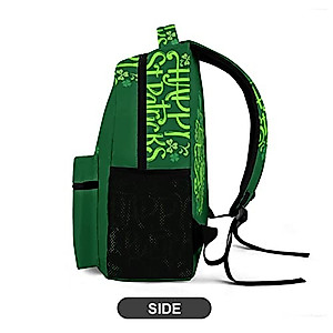 SDERDZSE Backpack Happy St. Patrick's Day Laptop Backpack Casual Daypack Cute Travel Backpack for Women Men