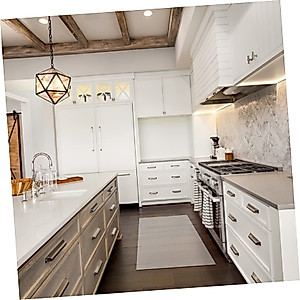 NUOBESTY Transparent Floor Mat PVC Clear Chair Mat Waterproof Door Carpet Rug Hard Floor Protector Table Cover Desks Mat for Home Office Study 40x60CM