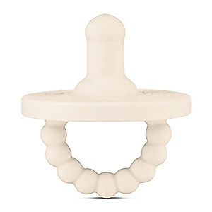 Ryan & Rose Cutie PAT Pacifier Teether (Stage 1, Ivory)