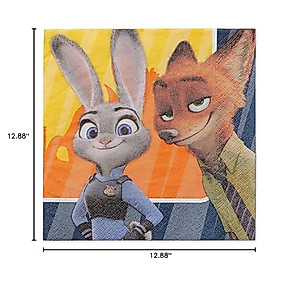 American Greetings Zootopia Lunch Napkins (16 Count)